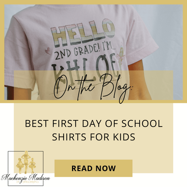 Best First Day of School Shirts for Kids | Personalized Back to School ...