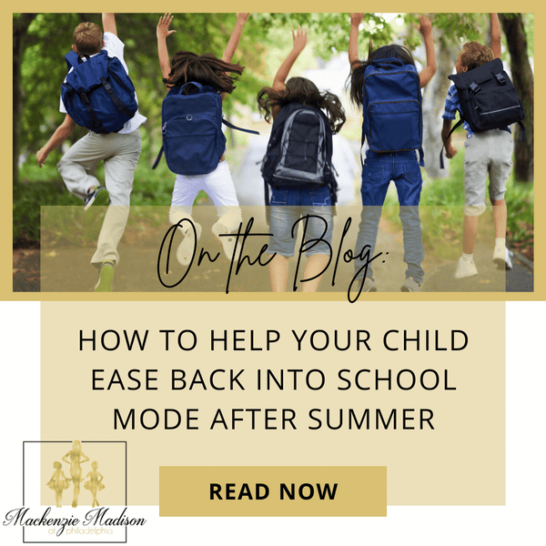 How to Help Kids Ease Into Back to School Mode | Tips for a Smooth ...