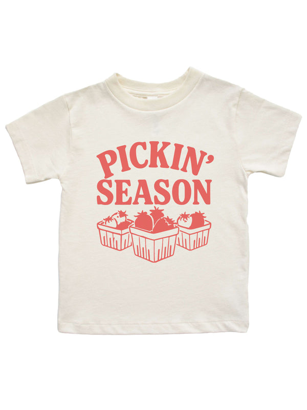 Pickin’ Season Kids Natural Strawberry Tee – Mackenzie Madison of ...