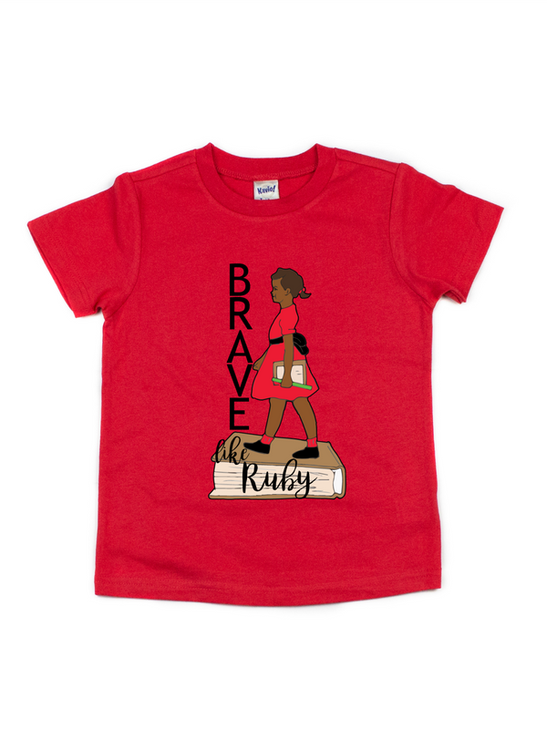 Kids Black History Month Shirt – Brave like Ruby Bridges in Red ...