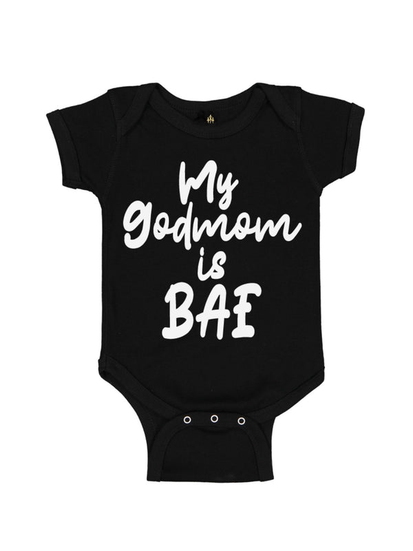 My Godmom is Bae Baby Boy Bodysuit | MMofPhilly - Mackenzie Madison of ...